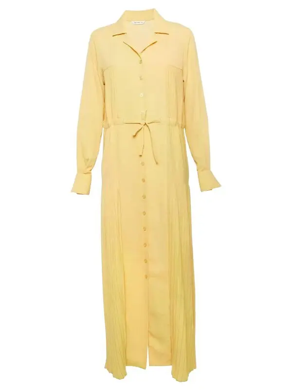 HOLZWEILER Button-fastening Maxi Dress - Yellow