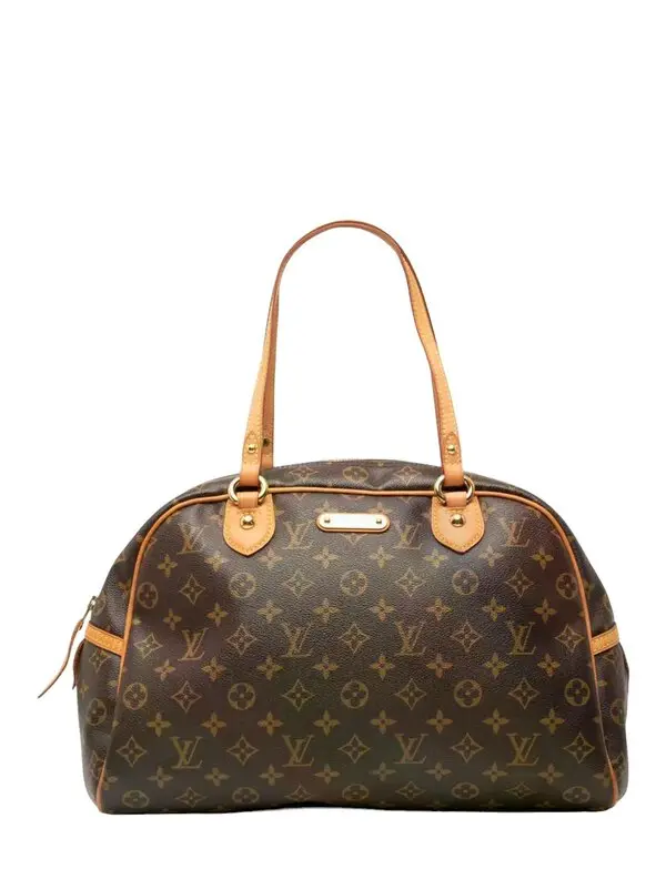 LOUIS VUITTON Monogram Montorgueil Gm Shoulder Bag - Brown