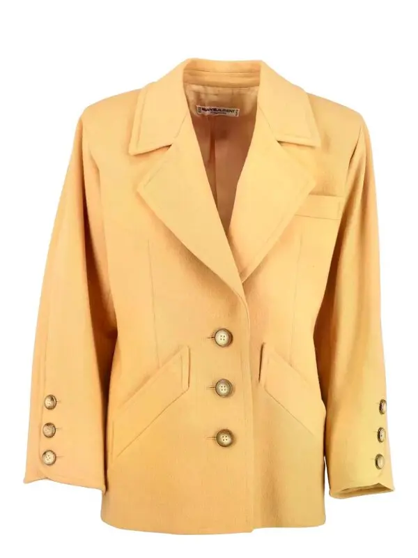 Saint Laurent Pre-owned Wool Blazer - Yellow