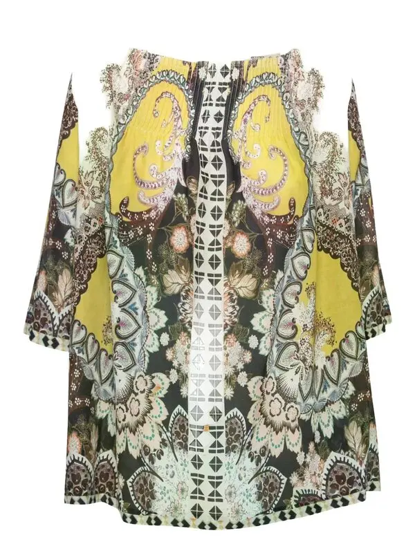 Etro Paisley-print Blouse - Brown