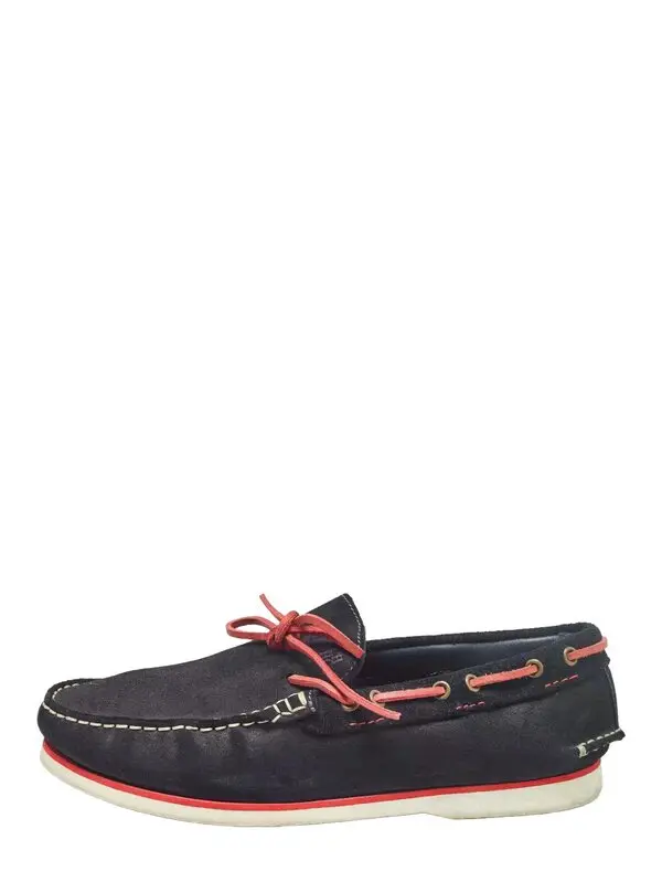 Carolina Herrera Leather Boat Shoes - Black