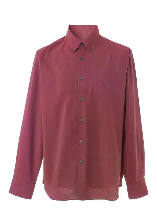 ROMEO GIGLI 1990s Button-down Shirt - Red