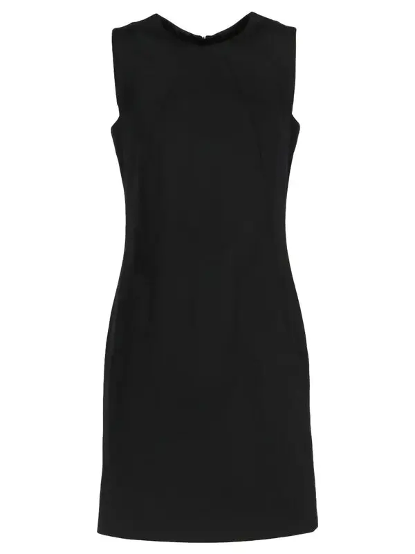 Versace 2000s Sleeveless Dress - Black