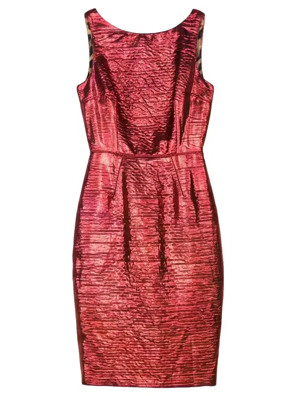 Dolce & Gabbana 2000s Metallic-effect Dress - Red