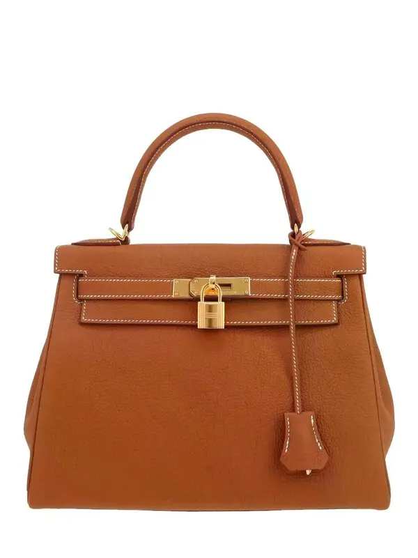 Hermès Kelly 28 Two-way Handbag - Brown