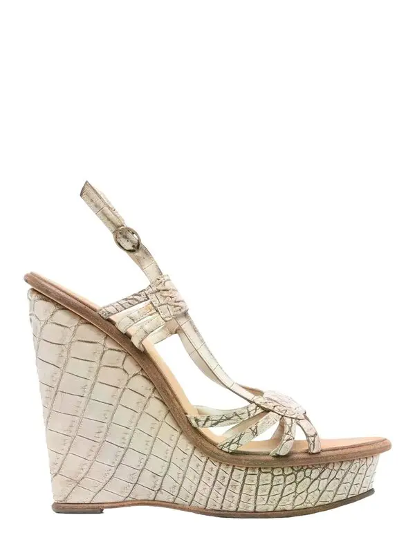 Bottega Veneta 2000 145mm Platform Sandals - Neutrals