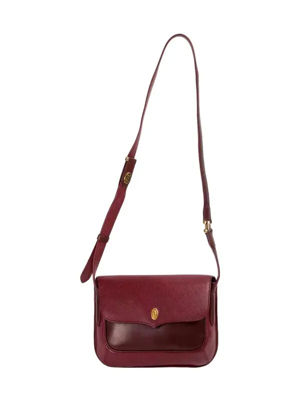 Cartier 1990 Trinity Cross Body Bag - Red