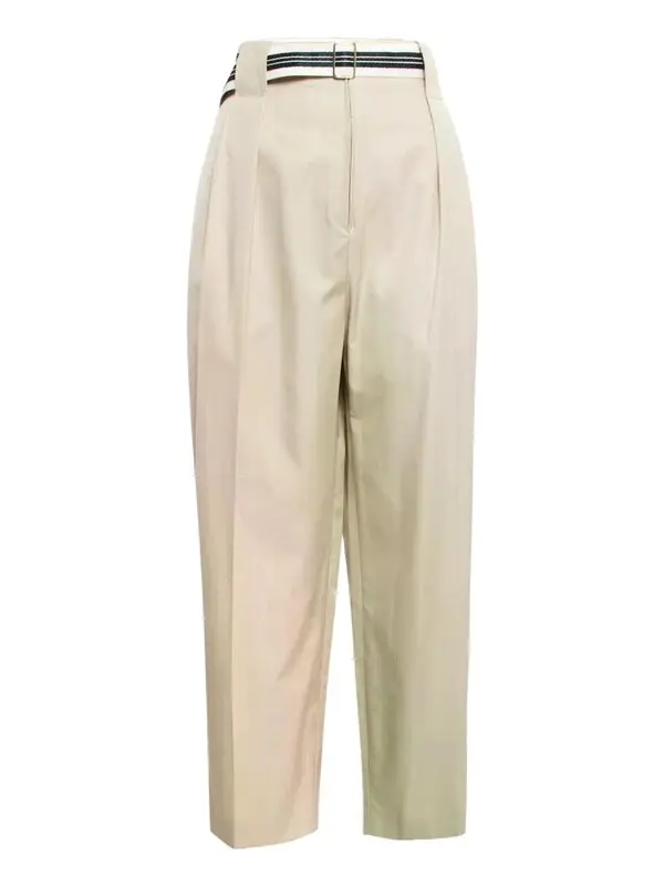 Sandro Belted Trousers - Neutrals