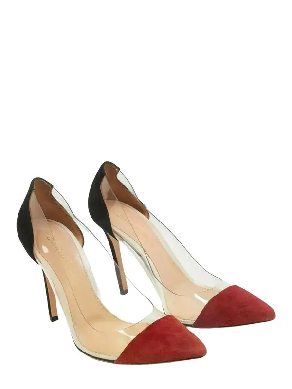 GIANVITO ROSSI 105mm Pointed-toe Pumps - White