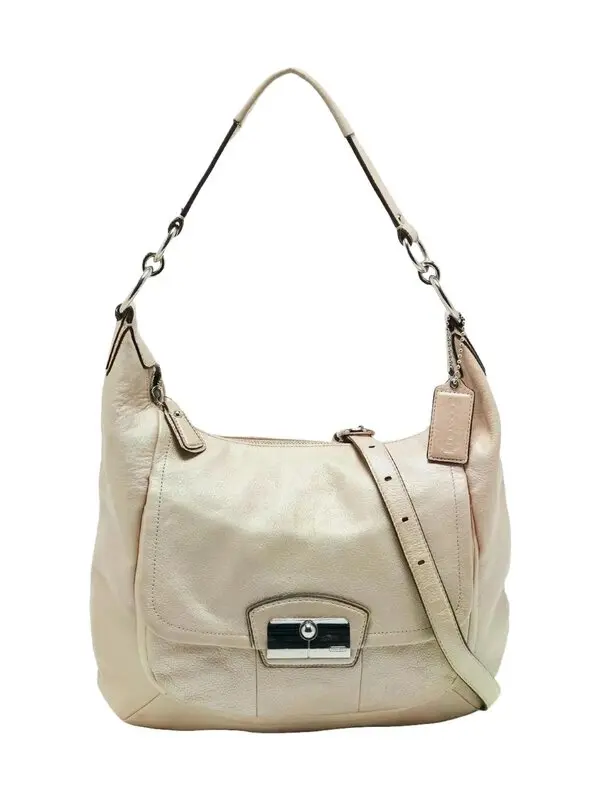 COACH® Leather Shoulder Bag - Neutrals