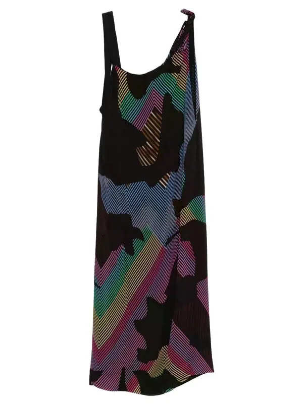 VIVIENNE WESTWOOD 2017 Asymmetric Printed Dress - Black