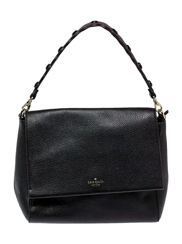 Kate Spade New York Leather Shoulder Bag - Black