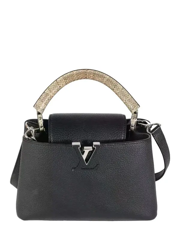 LOUIS VUITTON Capucines Bb Handbag - Black