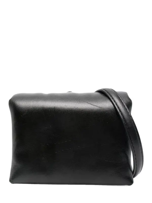 Marni Prisma Leather Clutch Bag - Black