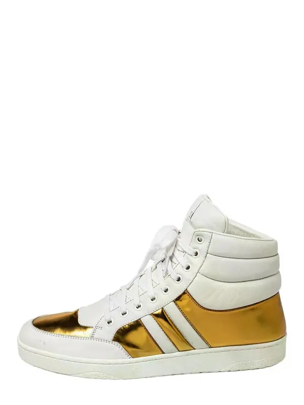 Gucci Panelled Sneakers - White