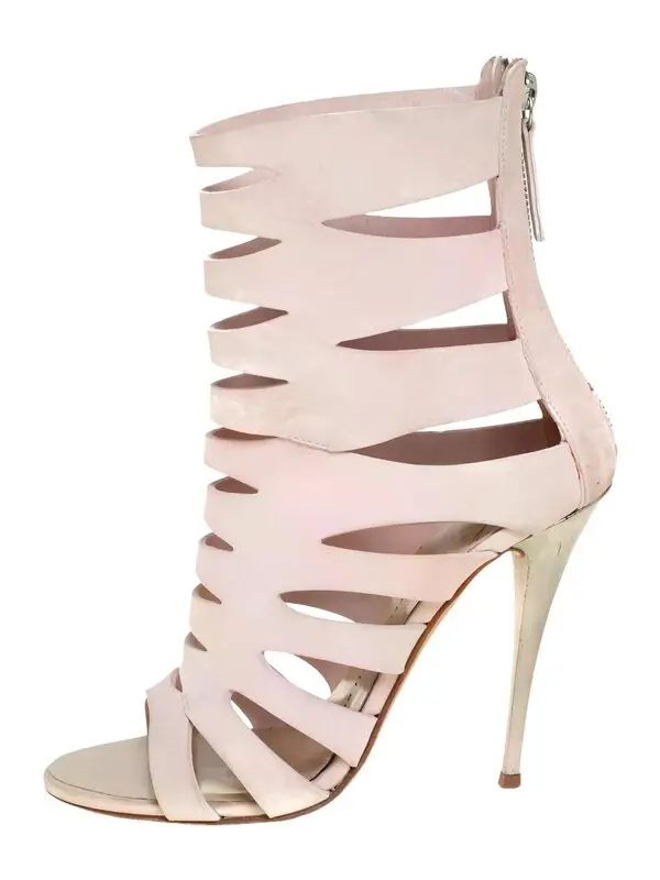GIUSEPPE ZANOTTI 105mm Strappy Open-toe Sandals - Pink