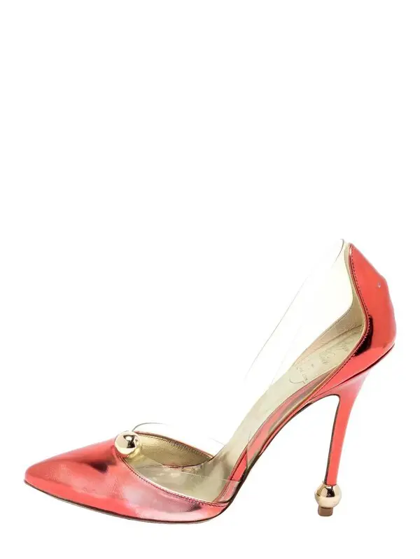 ROGER VIVIER 120mm Leather Heeled Pumps - Red