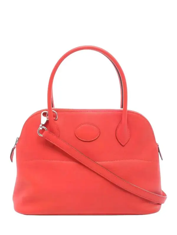 Hermès 2016 Swift Bolide 27 Satchel - Red