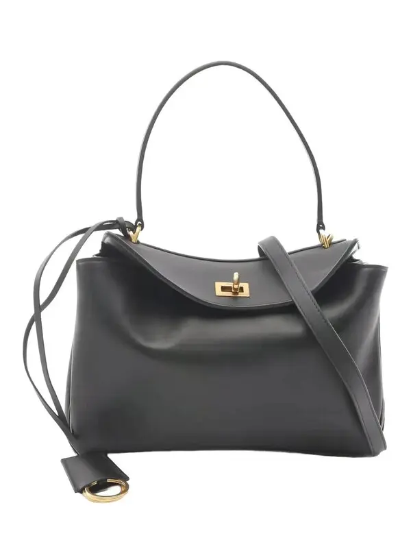 Balenciaga Small Rodeo Leather Handbag - Black
