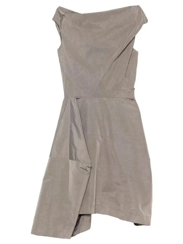 VIVIENNE WESTWOOD 2015 Asymmetric Draped Dress - Grey