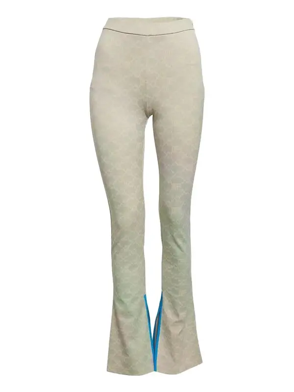 Off-White Monogram Flared Trousers - Neutrals