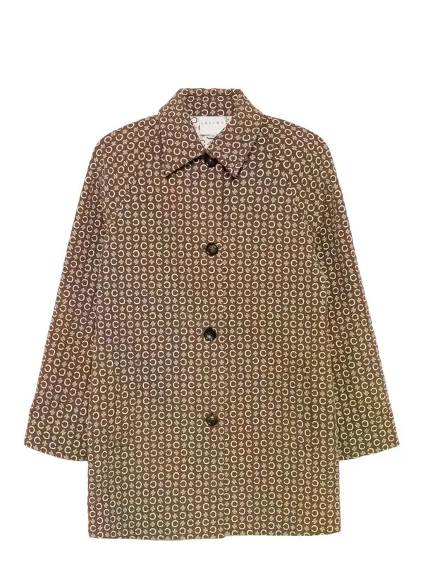 Celine 1990-2000s Macadam Coat - Brown