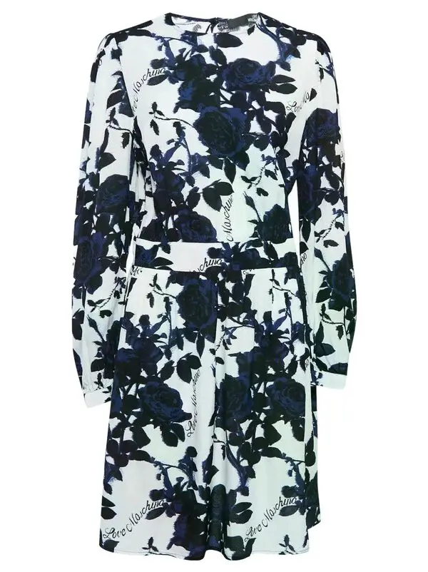 Moschino Floral-print Dress - White