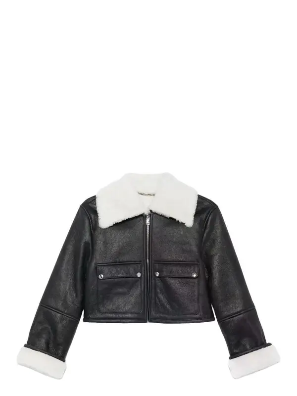 Dolce & Gabbana Leather Jacket - Black