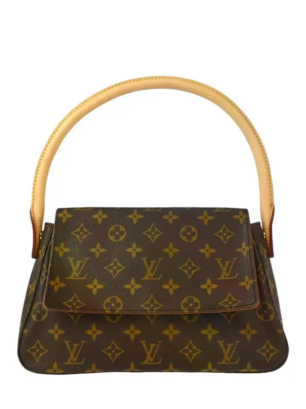 LOUIS VUITTON 2002 Mini Looping Handbag - Brown