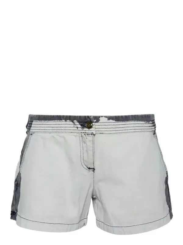 Alexander McQueen Cut-out Shorts - Grey
