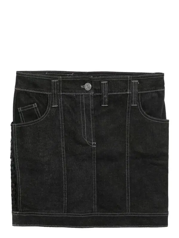 Dior 2006 Denim Skirt - Black