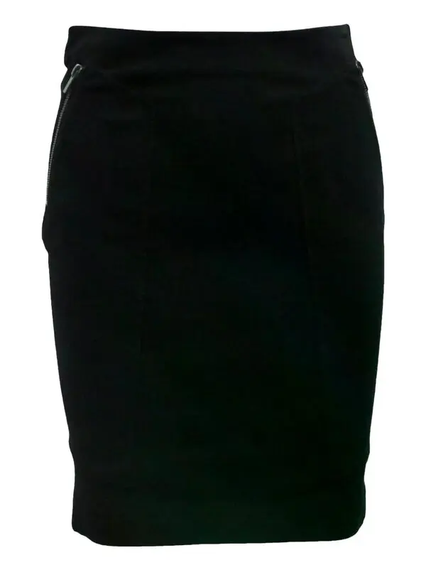 Diane Von Furstenberg Side-zip Pencil Skirt - Black