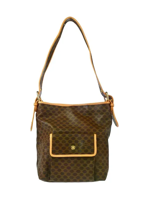 Celine Macadam Shoulder Bag - Brown