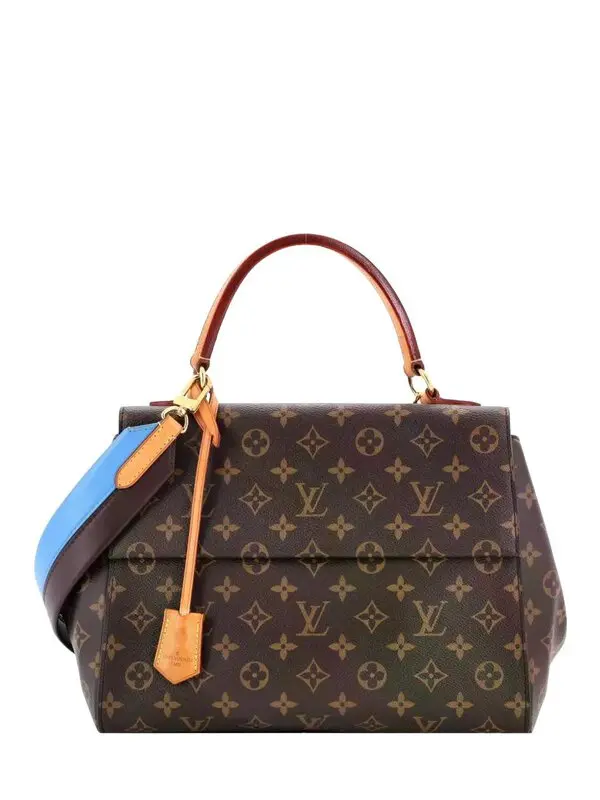 LOUIS VUITTON Cluny Top Handle Shoulder Bag Monogram Canvas Mm - Brown