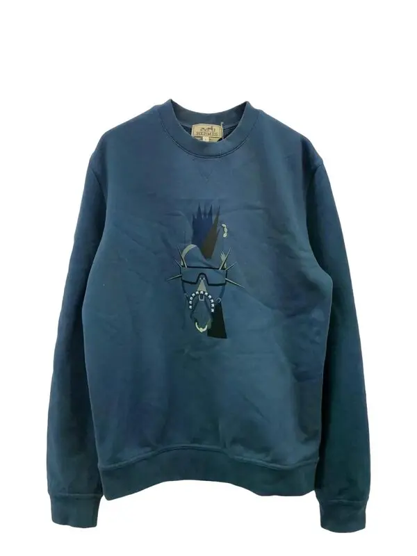 Hermès 2000 Printed Sweatshirt - Blue