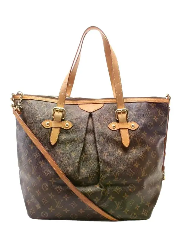 LOUIS VUITTON Palermo Pm Tote Bag - Brown