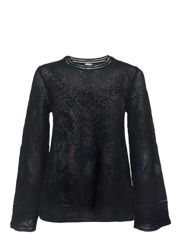 Missoni Lurex-detailing Top - Black