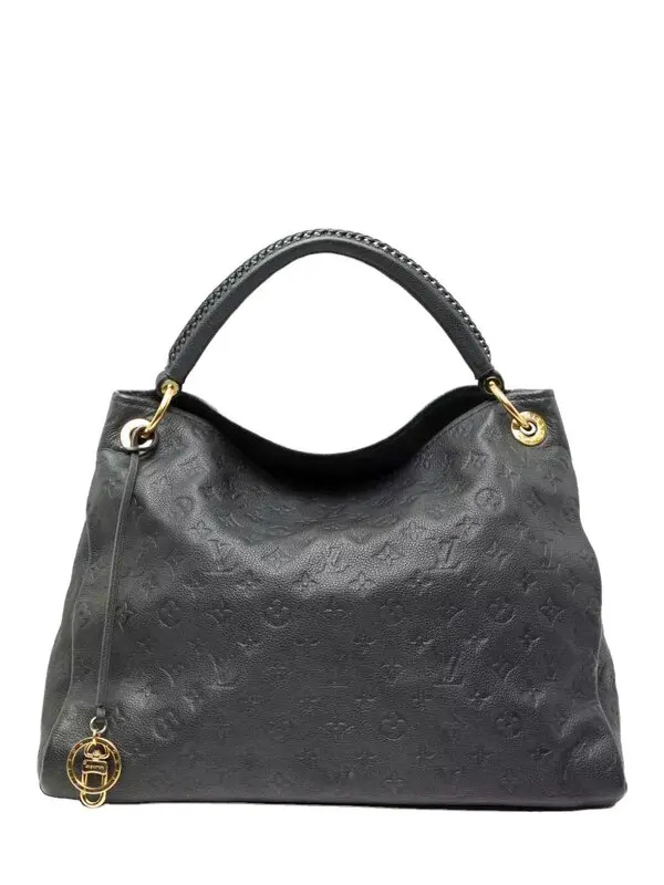 LOUIS VUITTON Monogram Empreinte Artsy Mm Hobo Bag - Black