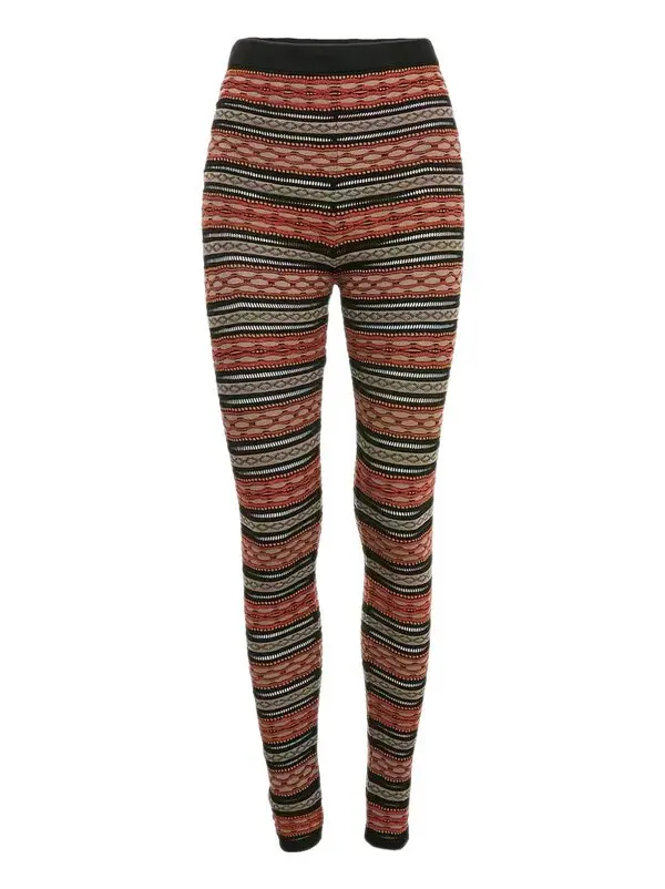 Missoni Patterned Jacquard Leggings - Multicolour