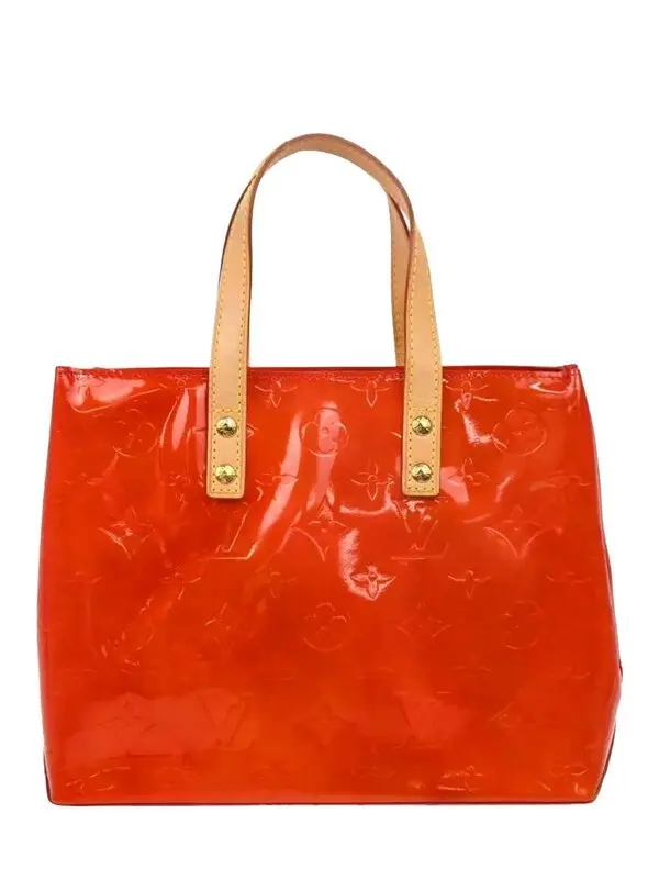 LOUIS VUITTON Monogram Vernis Reade Pm Handbag - Red