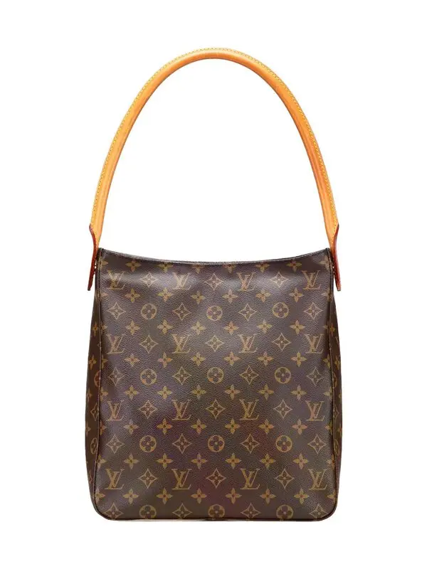 LOUIS VUITTON 2000 Monogram Looping Gm Shoulder Bag - Brown