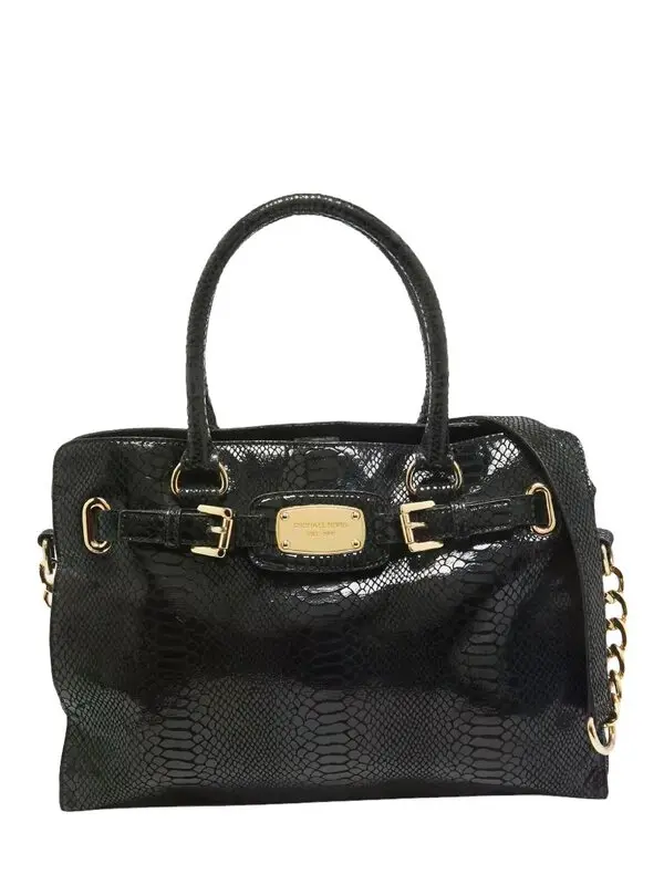 Michael Kors Leather Tote Bag - Black