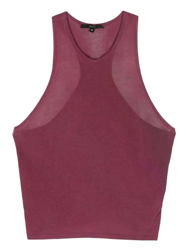 Gucci 2000s Fine-knit Tank Top - Pink