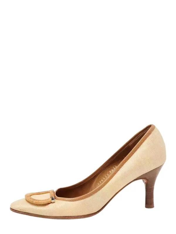 FERRAGAMO 90mm Gancini Pumps - Neutrals