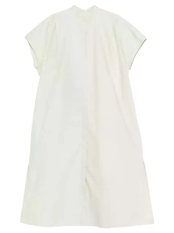 JIL SANDER Button-fastening Midi Dress - Green