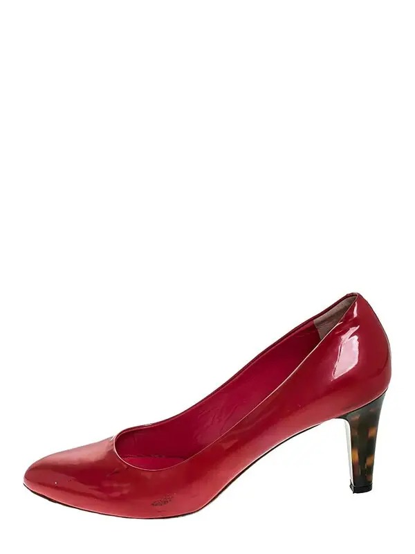 Bally 80mm Patent-finish Leather Pumps - Pink