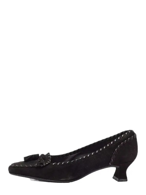 STUART WEITZMAN 50mm Suede Leather Pumps - Black