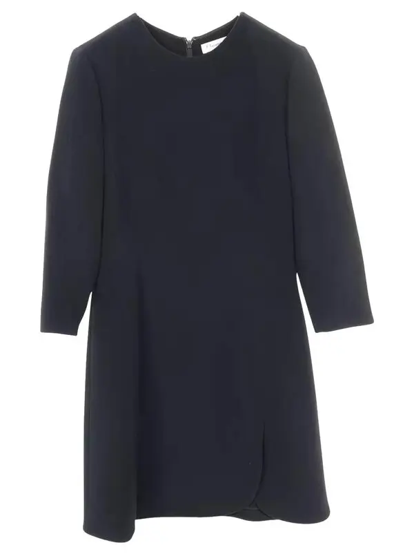 Dior 2000s Crew-neck Midi Dress - Blue