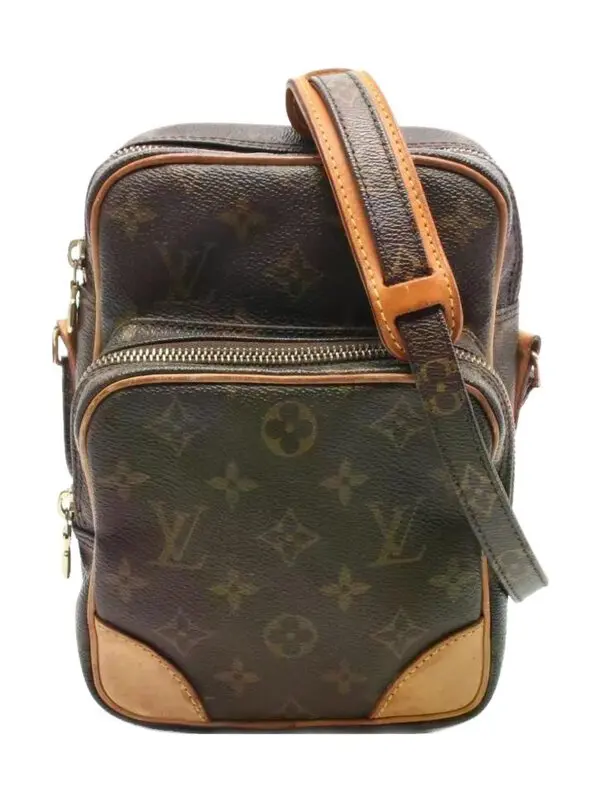 LOUIS VUITTON 2002 Amazon Monogram Shoulder Bag - Brown