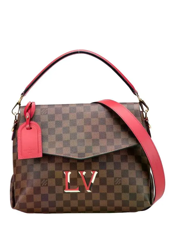 LOUIS VUITTON Damier Ebene Beaubourg Mm Satchel - Brown